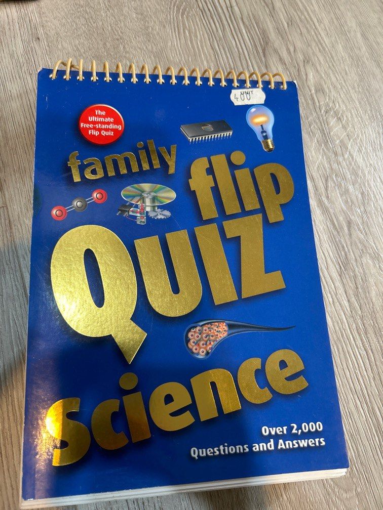 Science - family flip quiz, Hobbies & Toys, Toys & Games on Carousell