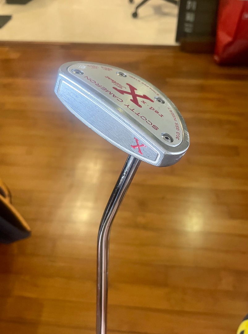 Scotty Cameron Red X Putter (Left handed), Sports Equipment, Sports ...
