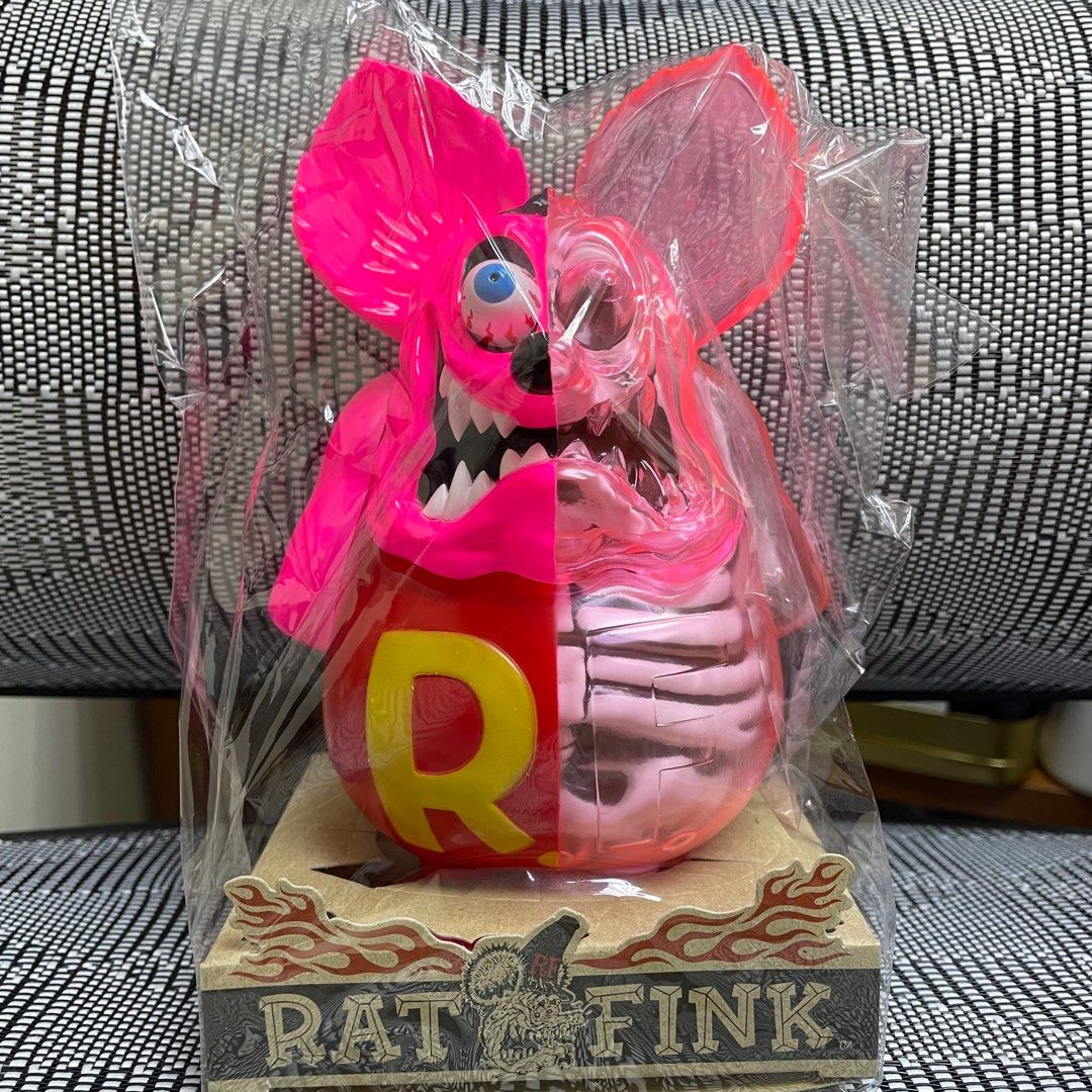SECRET BASE RAT FINK X-RAY FULL COLOR PINK ver. (19cm H) MADE IN JAPAN ...