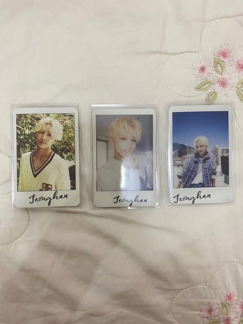 seventeen jeonghan al1 alone al13 photocard set on Carousell