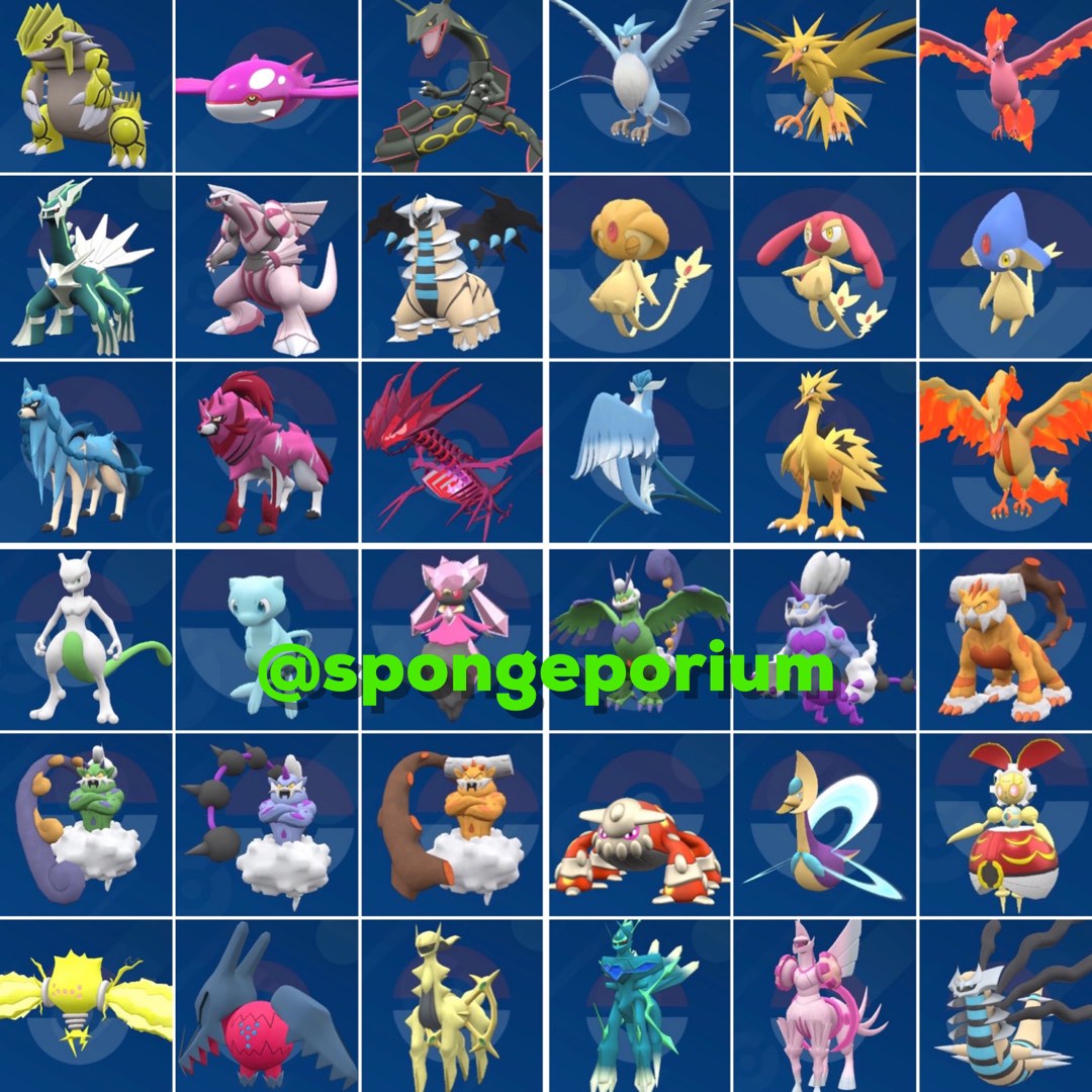 Shiny Legendary & Mythical Pokemon (Scarlet & Violet) (Nintendo Switch ...