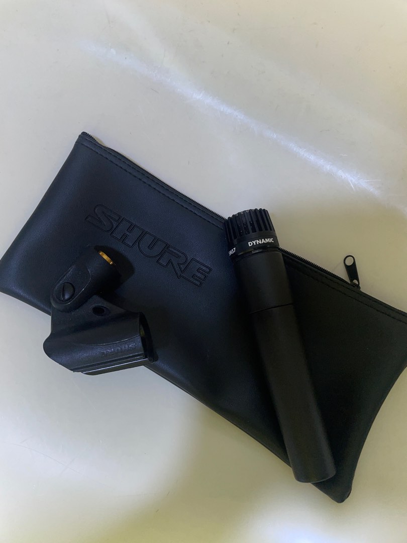 Shure SM57 dynamic microphone, Audio, Microphones on Carousell