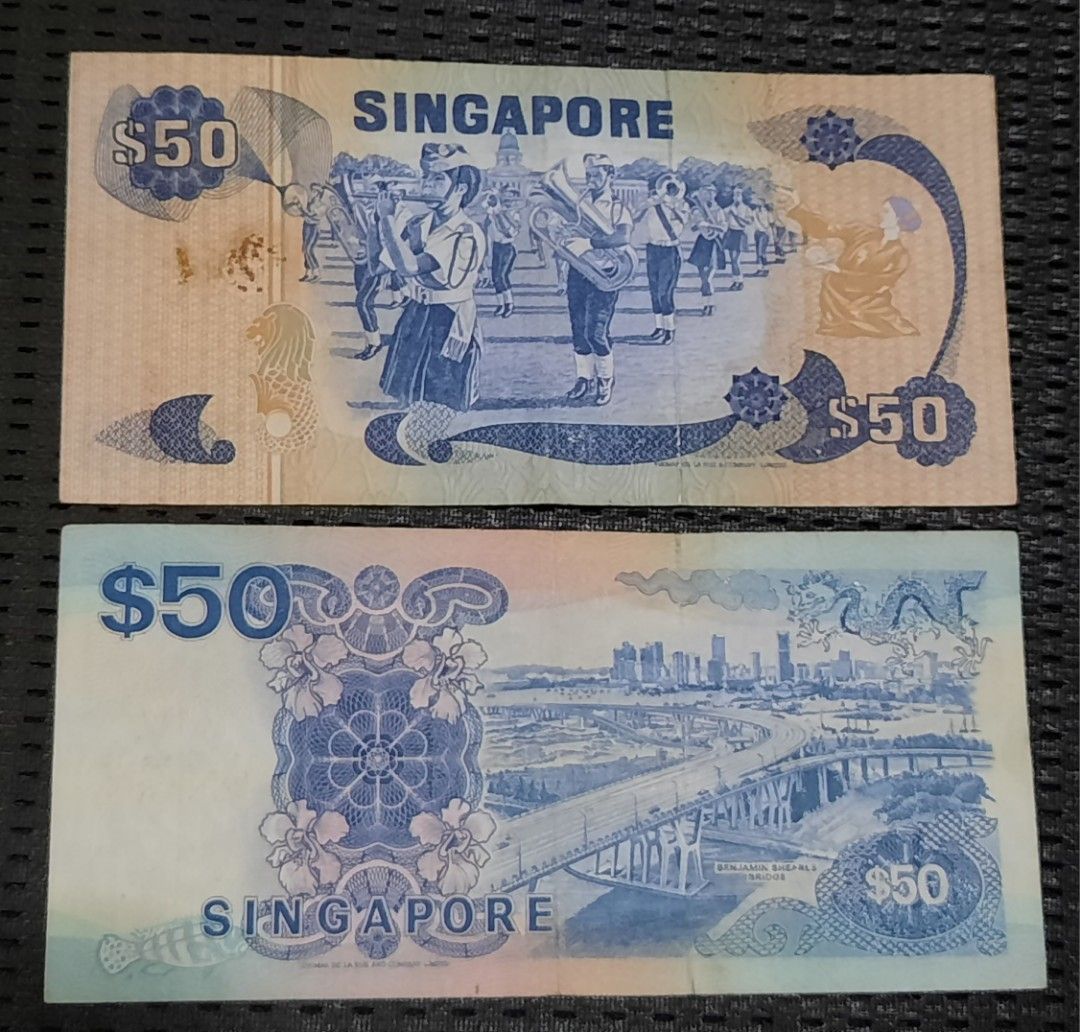 Singapore Old $50 Notes, Hobbies & Toys, Memorabilia & Collectibles ...