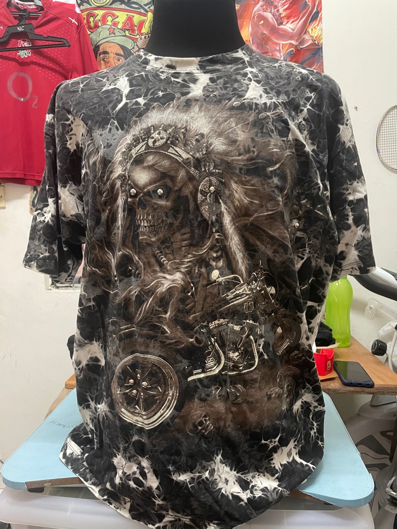 Skeleton Easy Ride Bike, Men's Fashion, Tops & Sets, Tshirts & Polo Shirts on Carousell