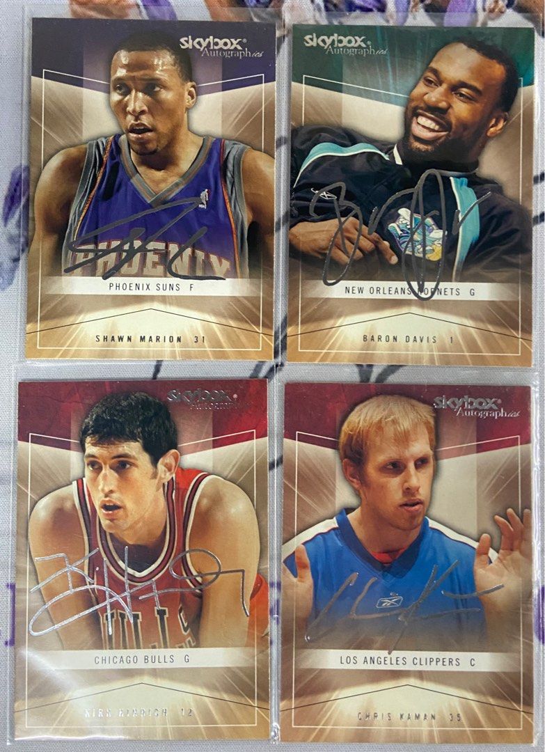 Skybox Fleer Autographics NBA Cards, Hobbies & Toys, Toys & Games on ...