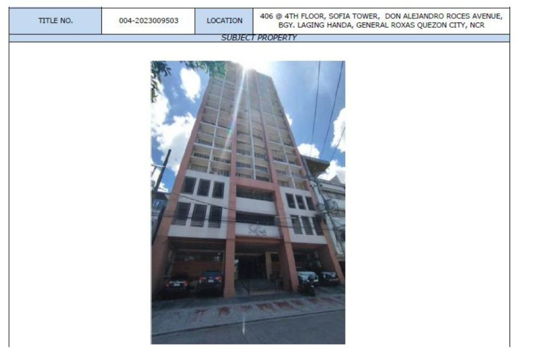 SOFIA TOWER GENERAL ROXAS QUEZON CITY-CONDO FOR SALEAS, Property, For Sale, House & Lot on Carousell
