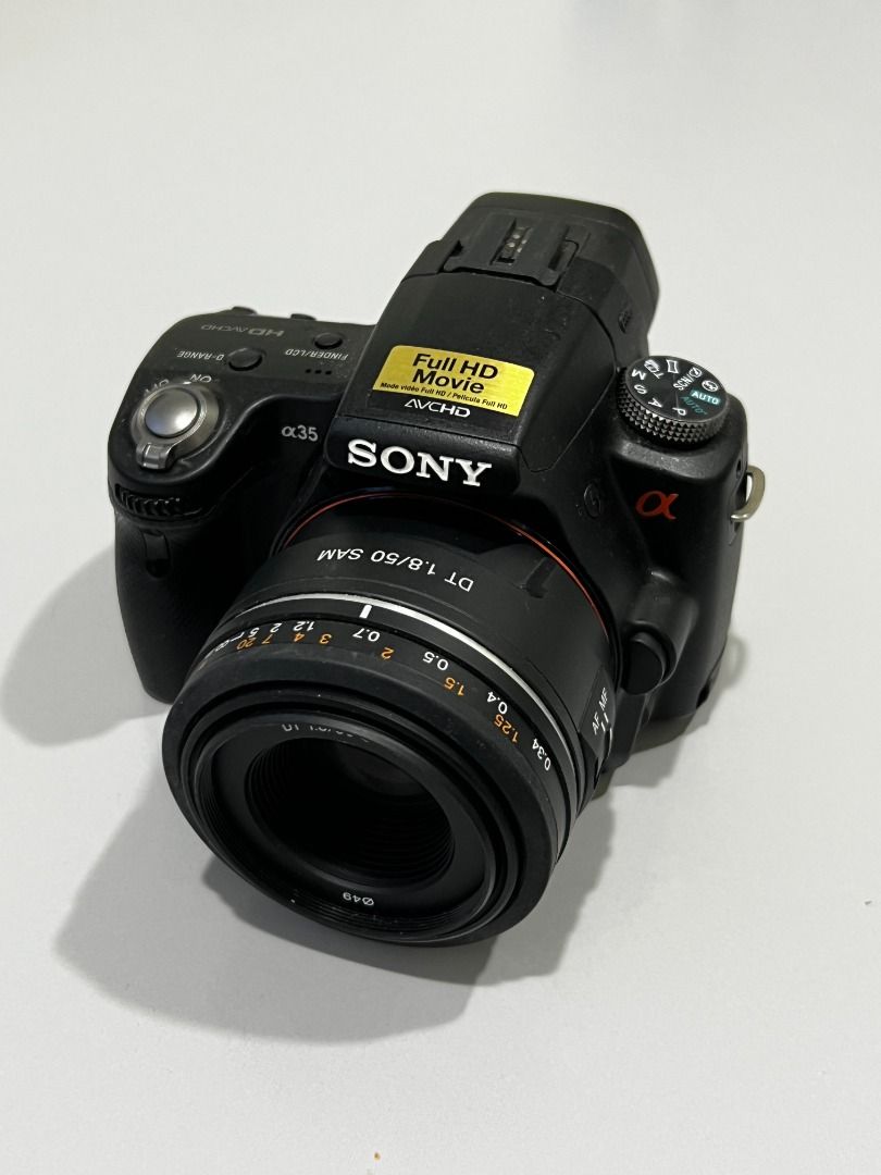 Sony Alpha A35 DSLR with Sony DT 50mm 1.8 lens, Photography, Cameras on ...