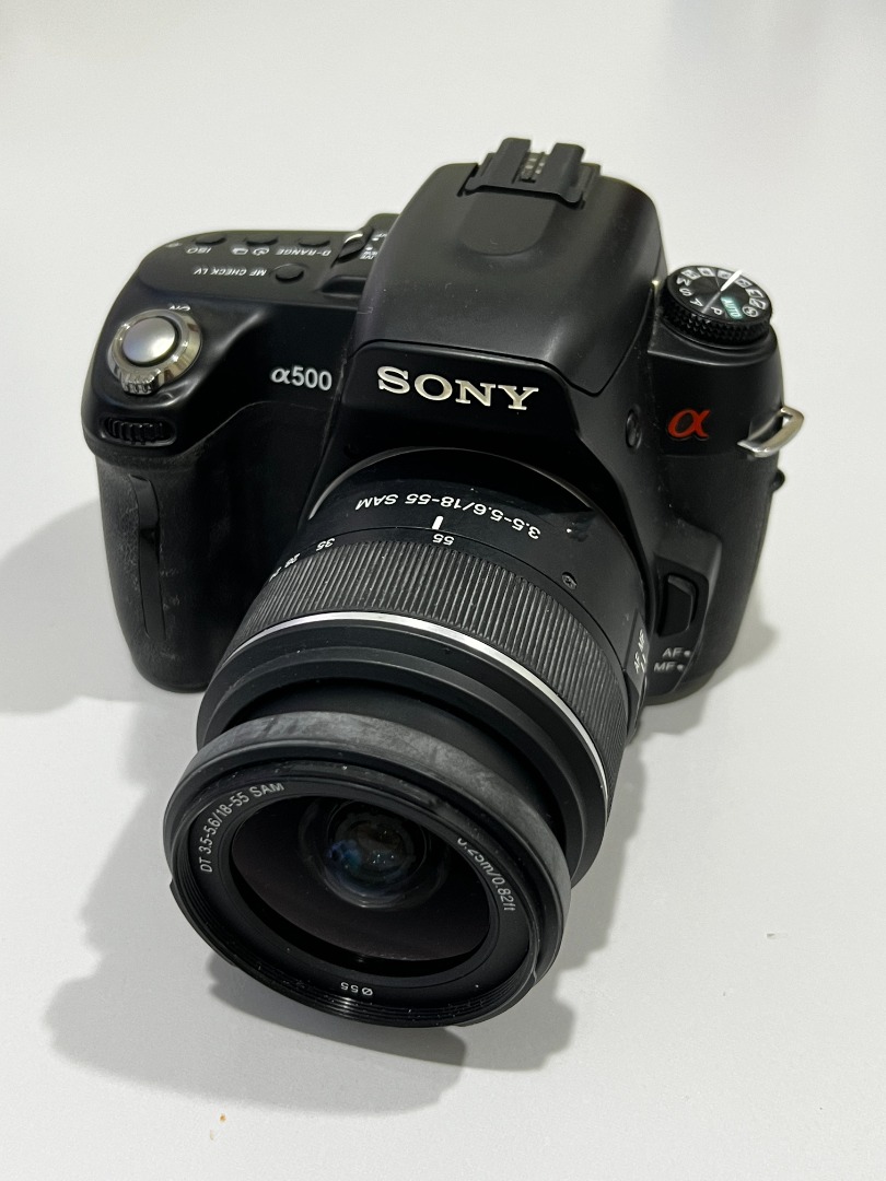 Sony Alpha A500 with 18-55mm f3.5-5.6 SAM lens, Photography, Cameras on ...