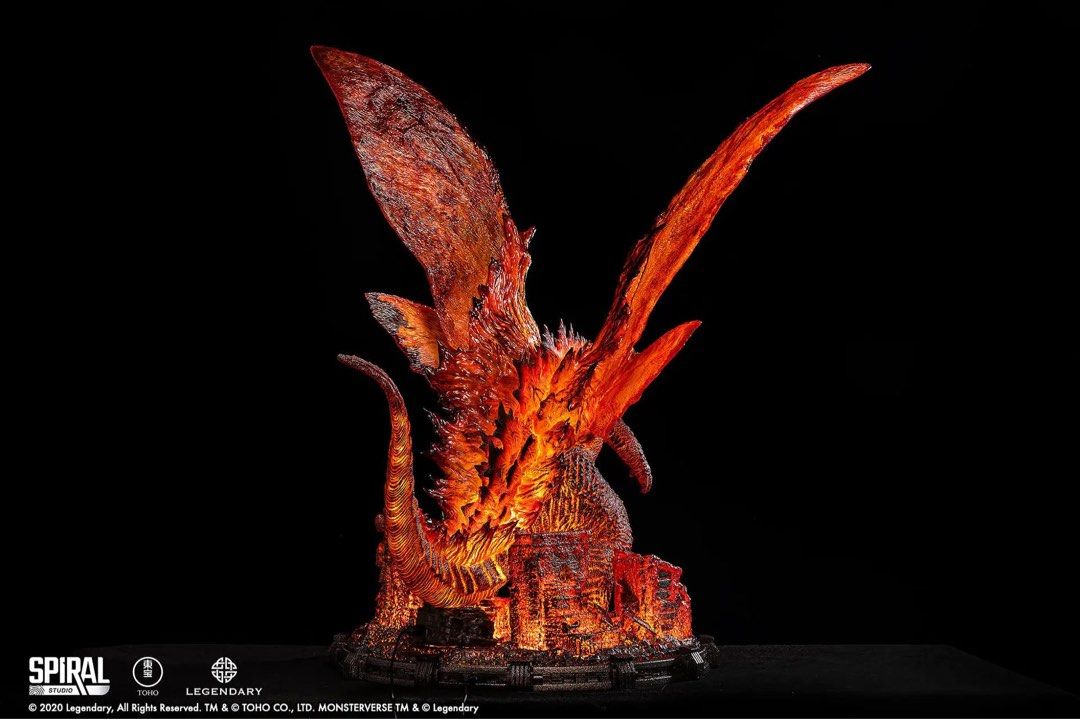 Spiral Studios Burning Godzilla Deluxe Version, Hobbies & Toys, Toys ...