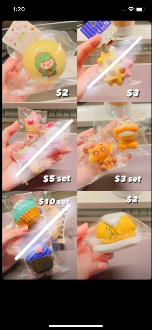 [WTS] Squishy / Squishies, Hobbies & Toys, Toys & Games on Carousell