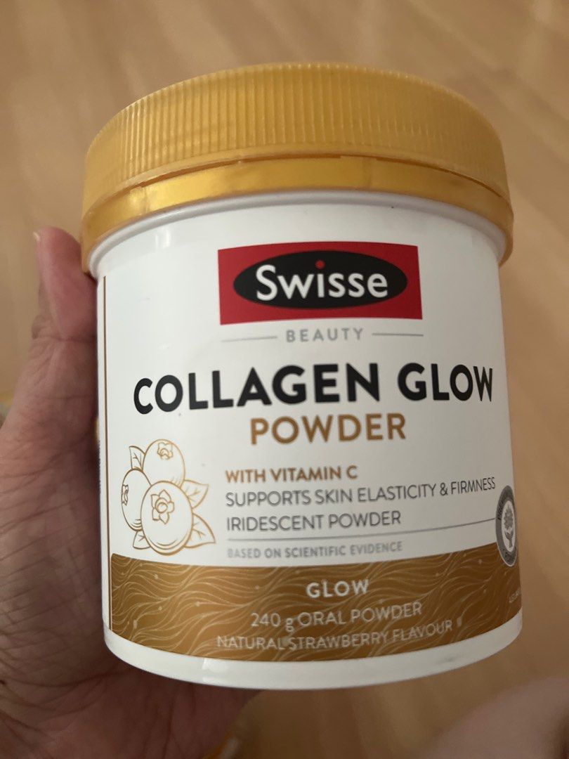 Swisse Colagen Glow Powder 240g, Health & Nutrition, Health Supplements ...