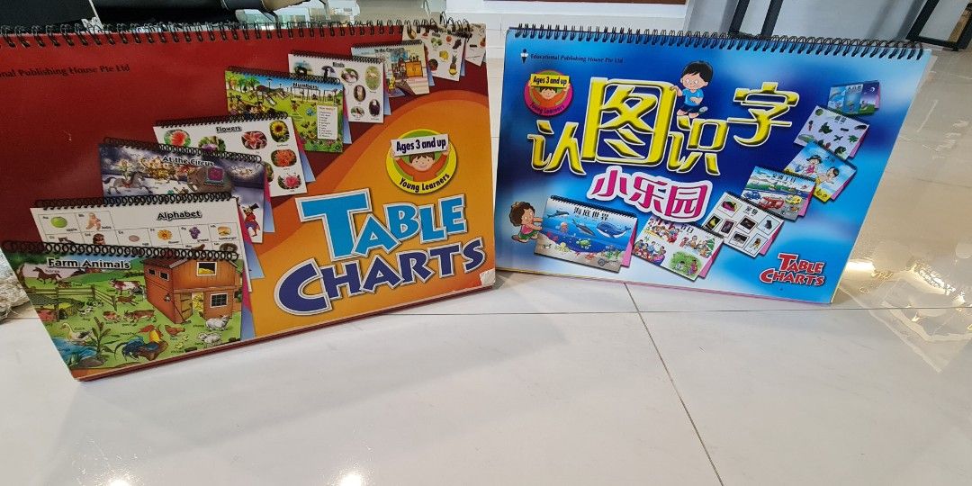 Table Charts for Young Learners, Hobbies & Toys, Books & Magazines ...
