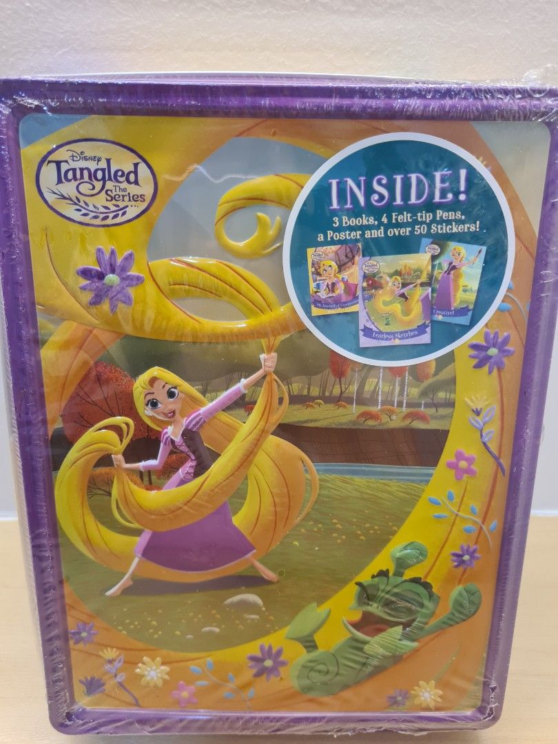 Tangled Sticker Activity Book, Hobbies & Toys, Books & Magazines ...