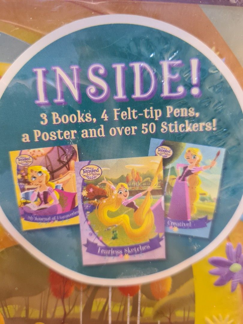 Tangled Sticker Activity Book, Hobbies & Toys, Books & Magazines ...