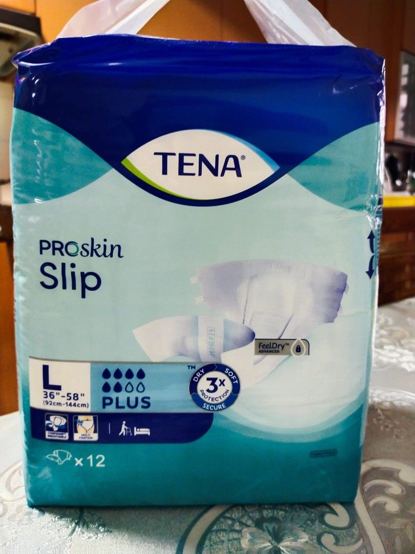 "Tena" Adult Proskin slip diapers, Health & Nutrition, Assistive & Rehabilatory Aids, Adult ...