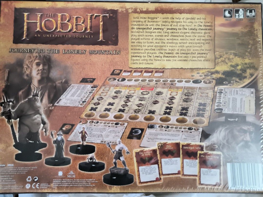 Lord of the rings The Hobbit Journey to the lonely mountain strategy ...