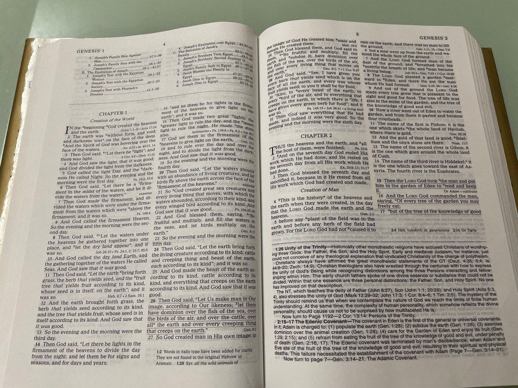 The Open Bible NKJV Expanded Edition (older edition), Hobbies & Toys ...