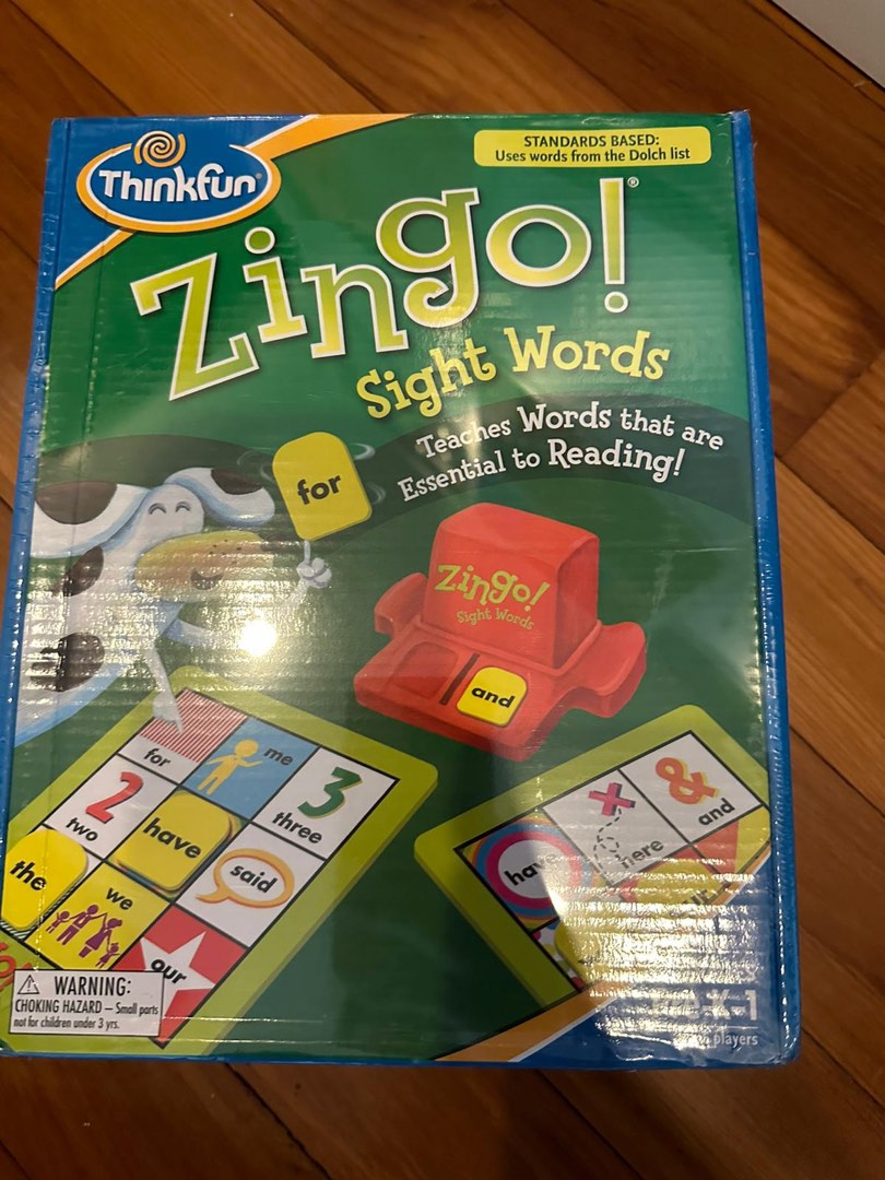 Thinkfun Zingo Sight Words, Hobbies & Toys, Toys & Games on Carousell