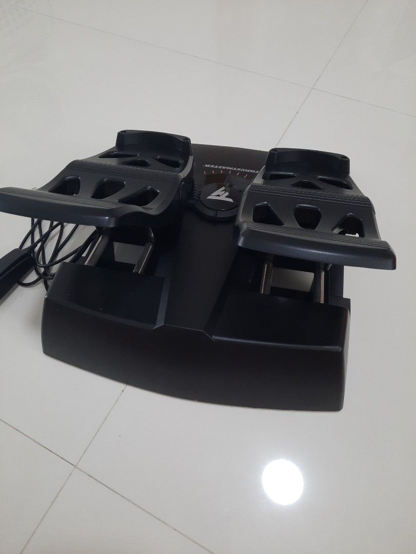 Thrustmaster TFRP Rudder Pedals, Video Gaming, Gaming Accessories ...