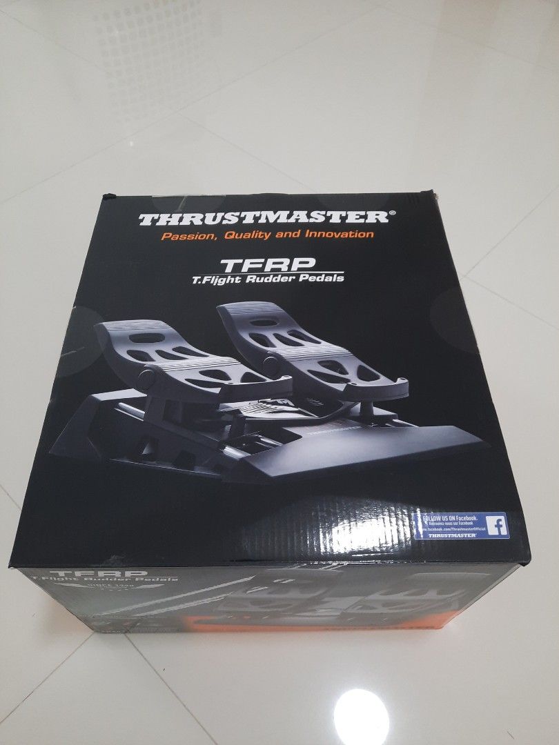 Thrustmaster TFRP Rudder Pedals, Video Gaming, Gaming Accessories ...