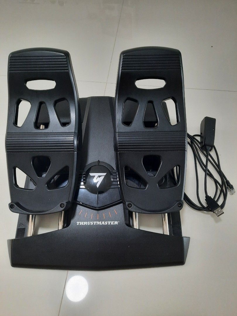 Thrustmaster TFRP Rudder Pedals, Video Gaming, Gaming Accessories ...