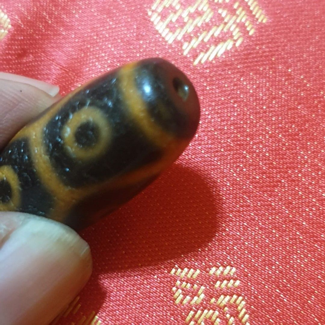Tibetan Dragon 6 Eyes Dzi Bead 14mm x 32mm, Hobbies & Toys ...