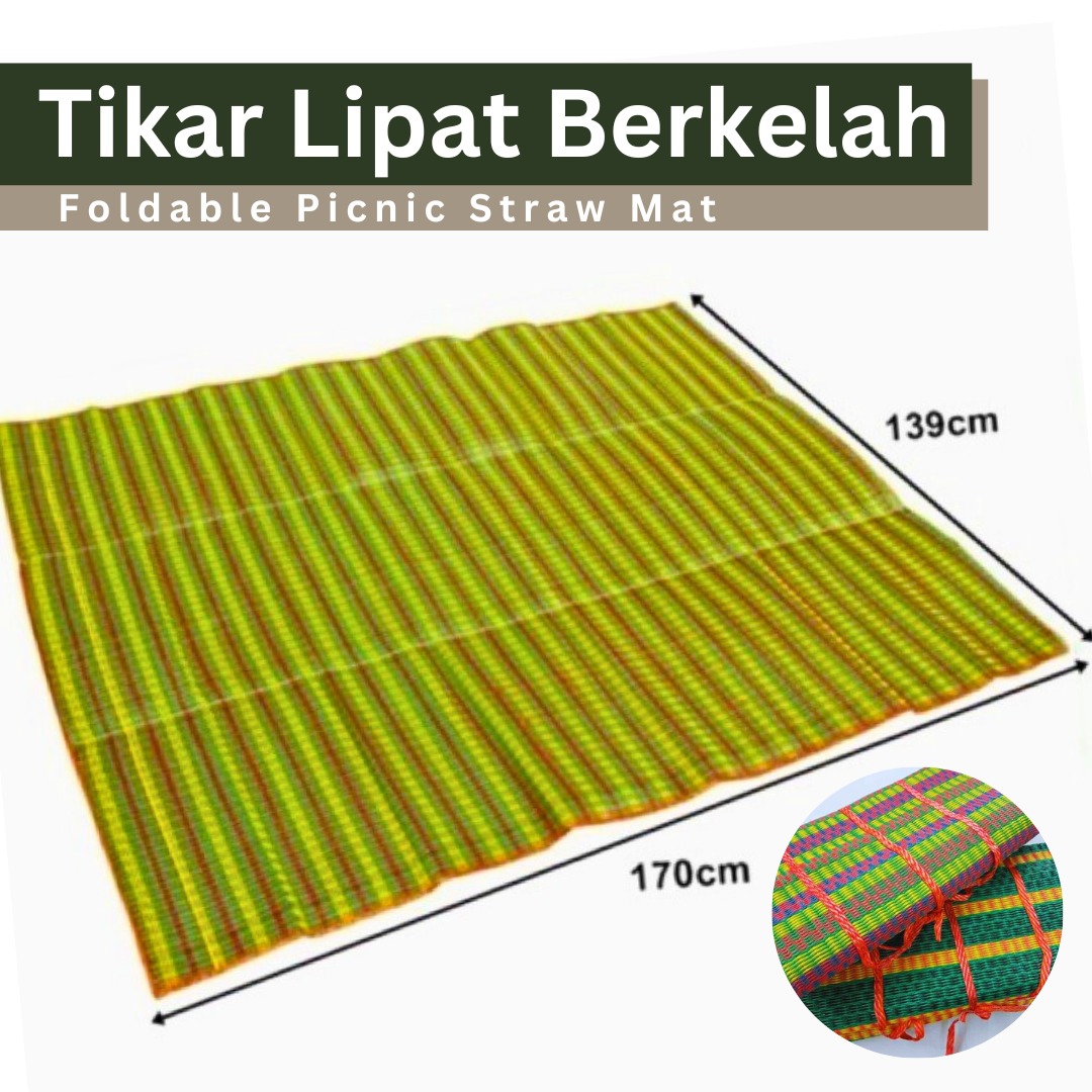 TIKAR LIPAT Untuk Berkelah Sekeluarga, Furniture & Home Living, Outdoor ...