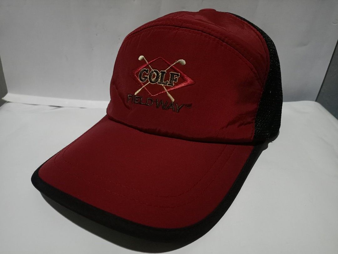 Topi golf vintage second, Fesyen Pria, Aksesoris, Topi di Carousell