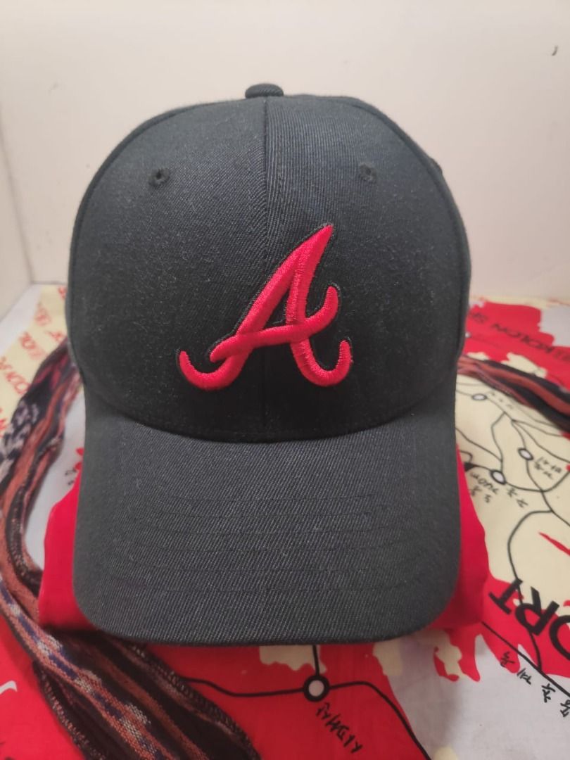 Topi MLB Logo A Original, Fesyen Pria, Aksesoris, Topi di Carousell