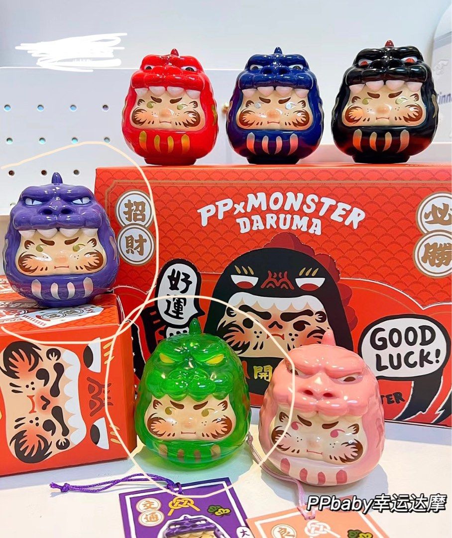 Toy zero plus pp x monster daruma blind box hidden, Hobbies & Toys ...