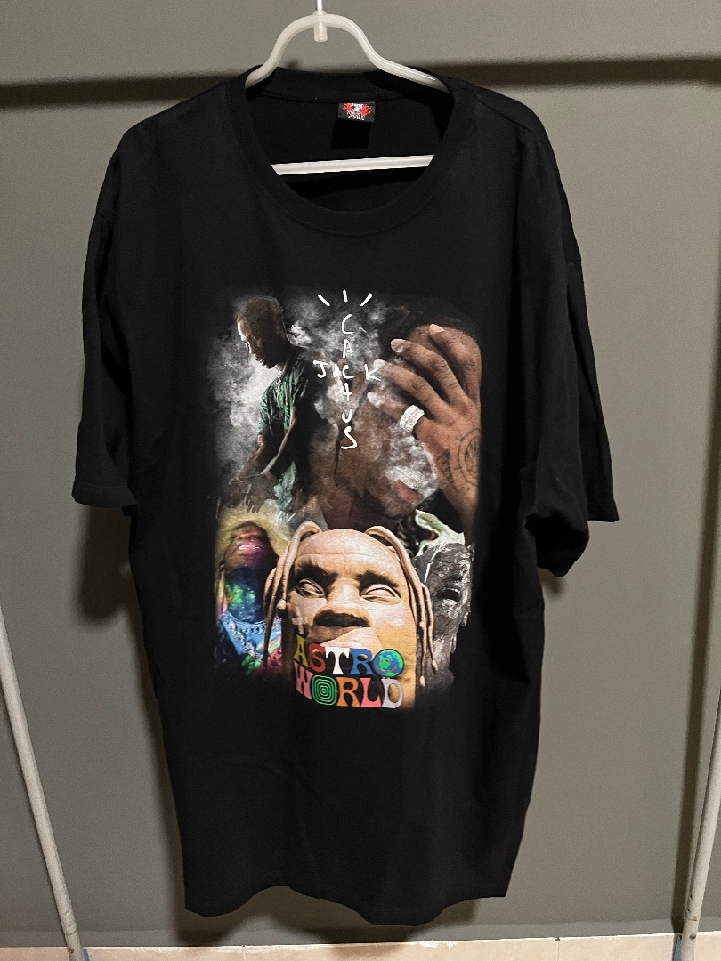 Travis Scott Graphic T Shirt, Men's Fashion, Tops & Sets, Tshirts ...