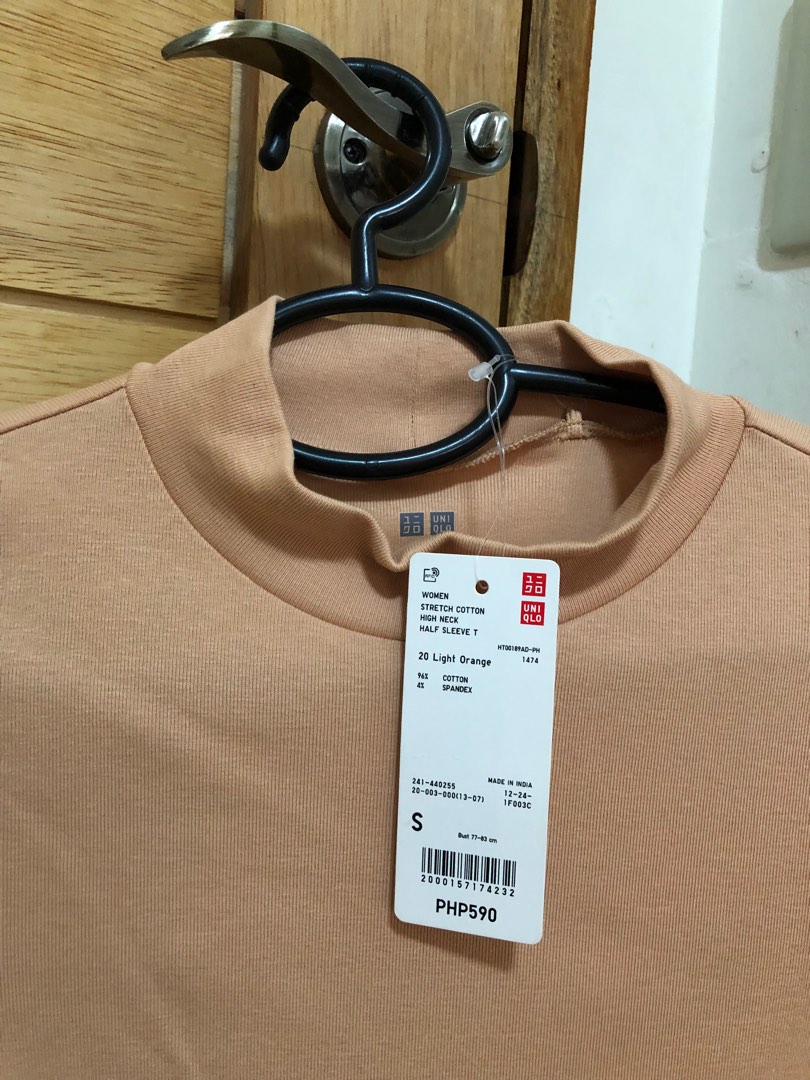 Uniqlo high neck shirt on Carousell