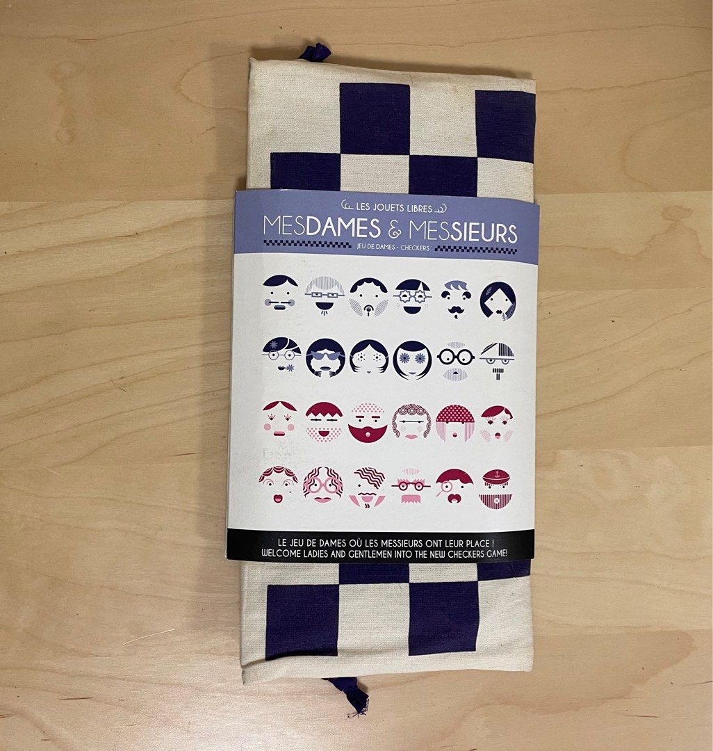 Unique portable checkers set, Hobbies & Toys, Toys & Games on Carousell