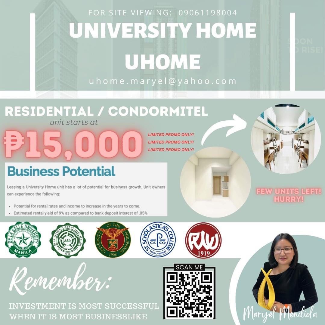 University Home UHOME Condormitel / Residential on Carousell
