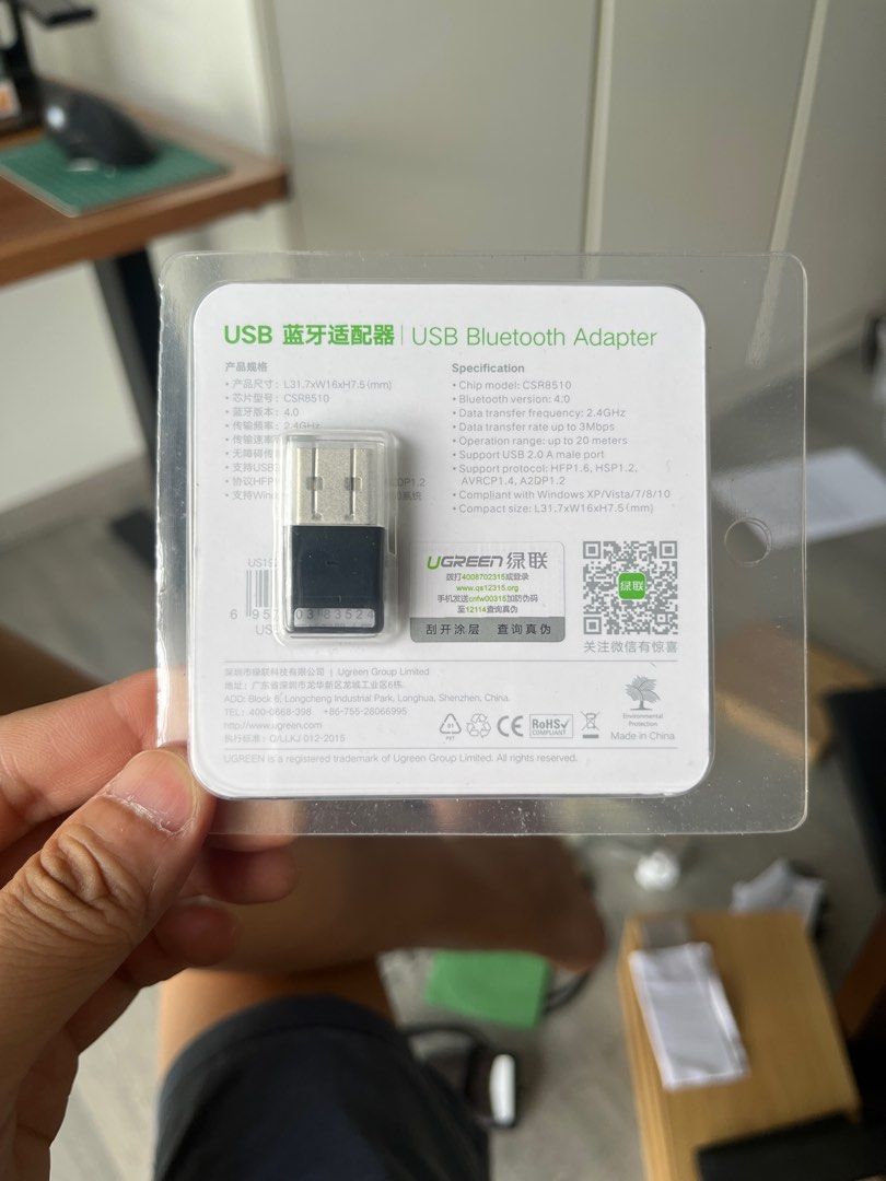 USB 2.0 Bluetooth Adapter, Computers & Tech, Parts & Accessories ...