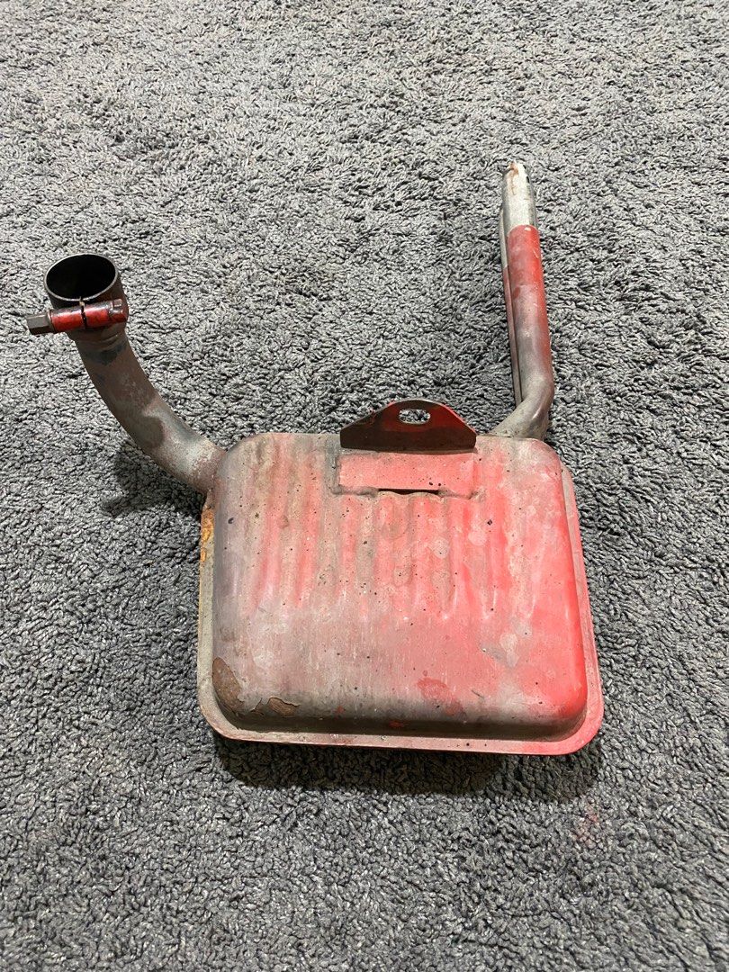 Vespa Ken Cobbing Twin Pipe Exhaust, Motorcycles, Motorcycle ...