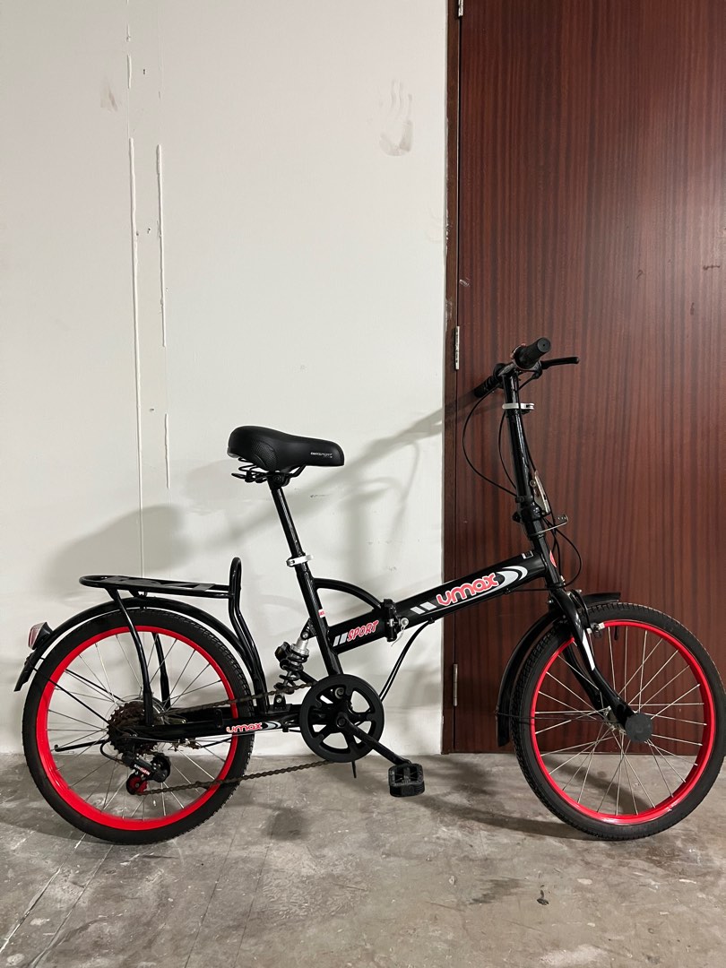 VMAX Foldable Bicycle With Suspension, Sports Equipment, Bicycles ...