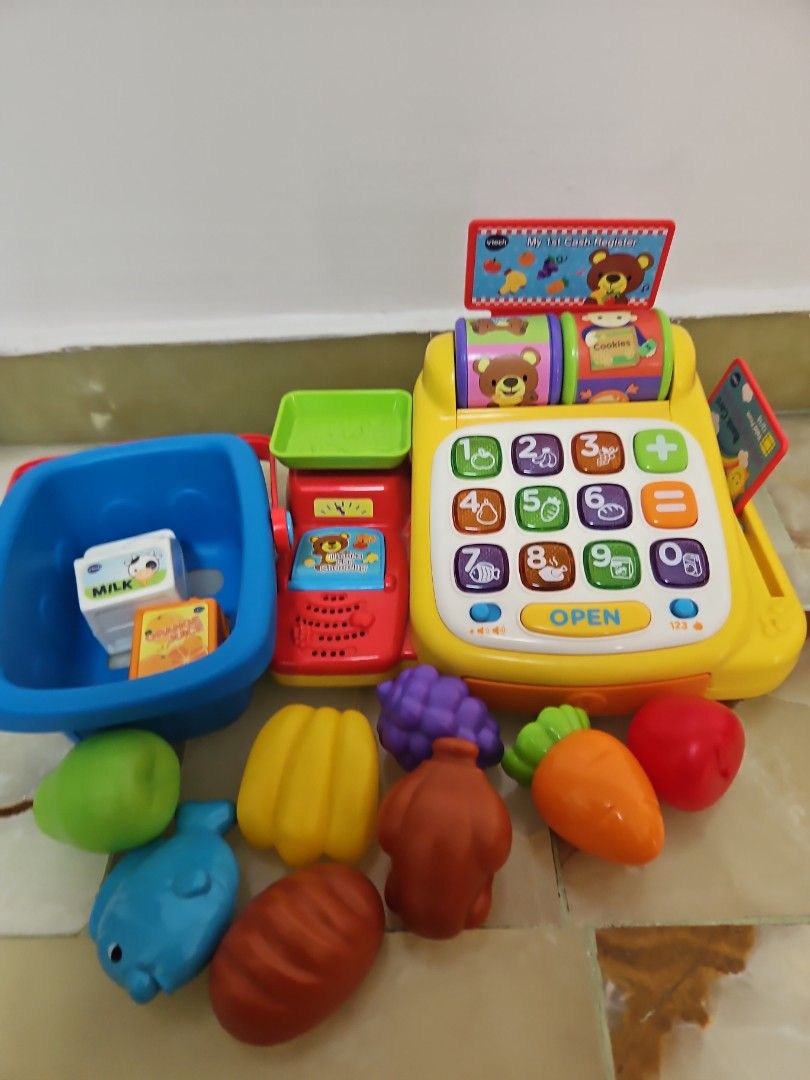 Vtech Ring & Learn Cash Register, Babies & Kids, Infant Playtime on ...