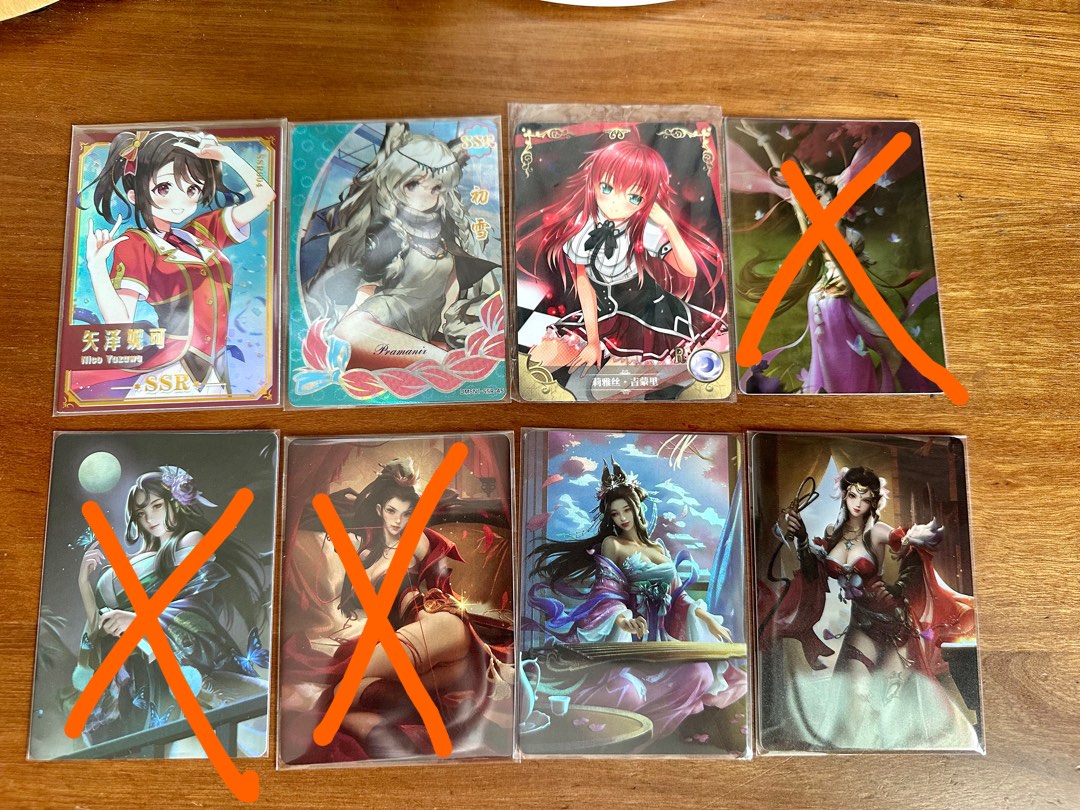Waifu collection card , Hobbies & Toys, Toys & Games on Carousell