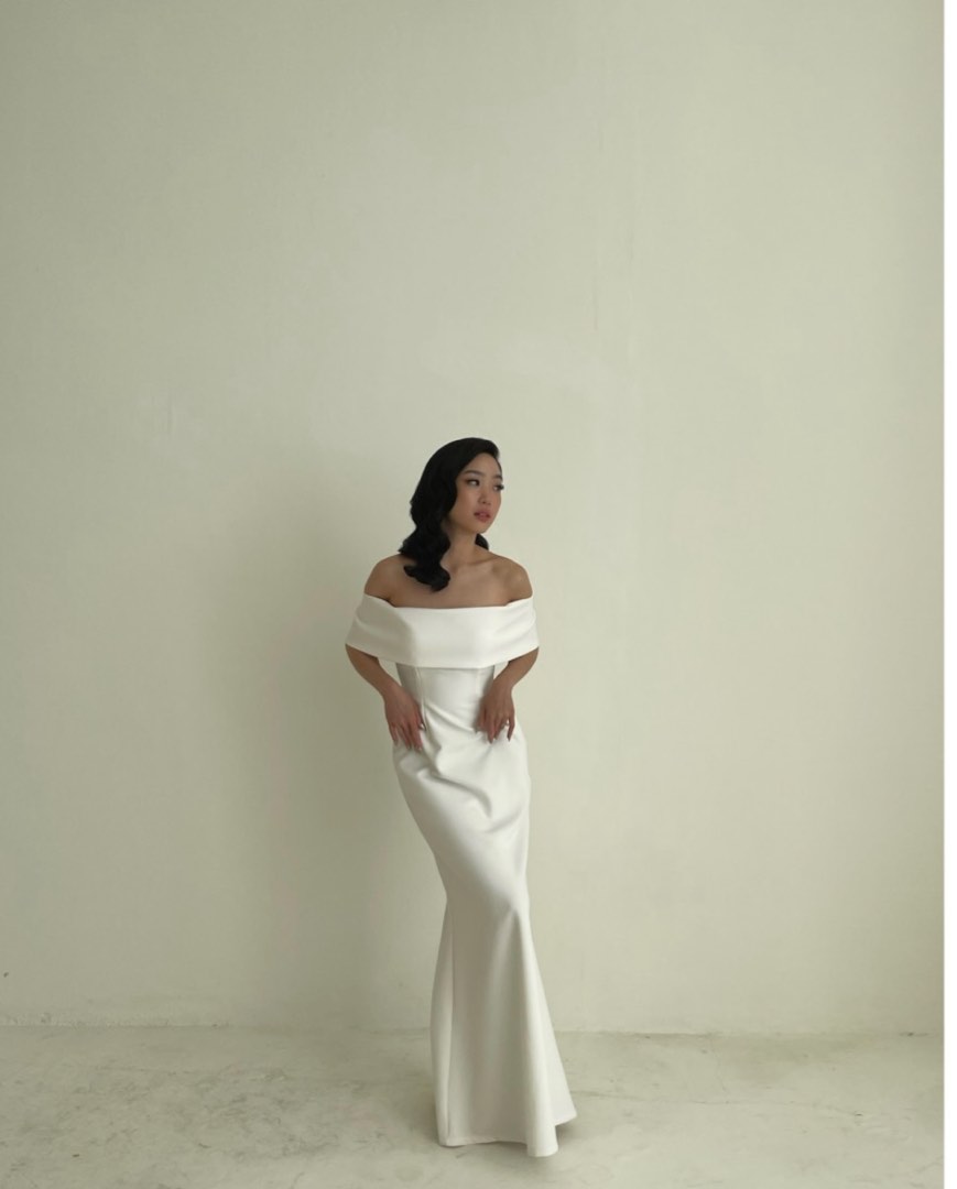 Wedding/Rom white dress, Women's Fashion, Dresses & Sets, Dresses on ...