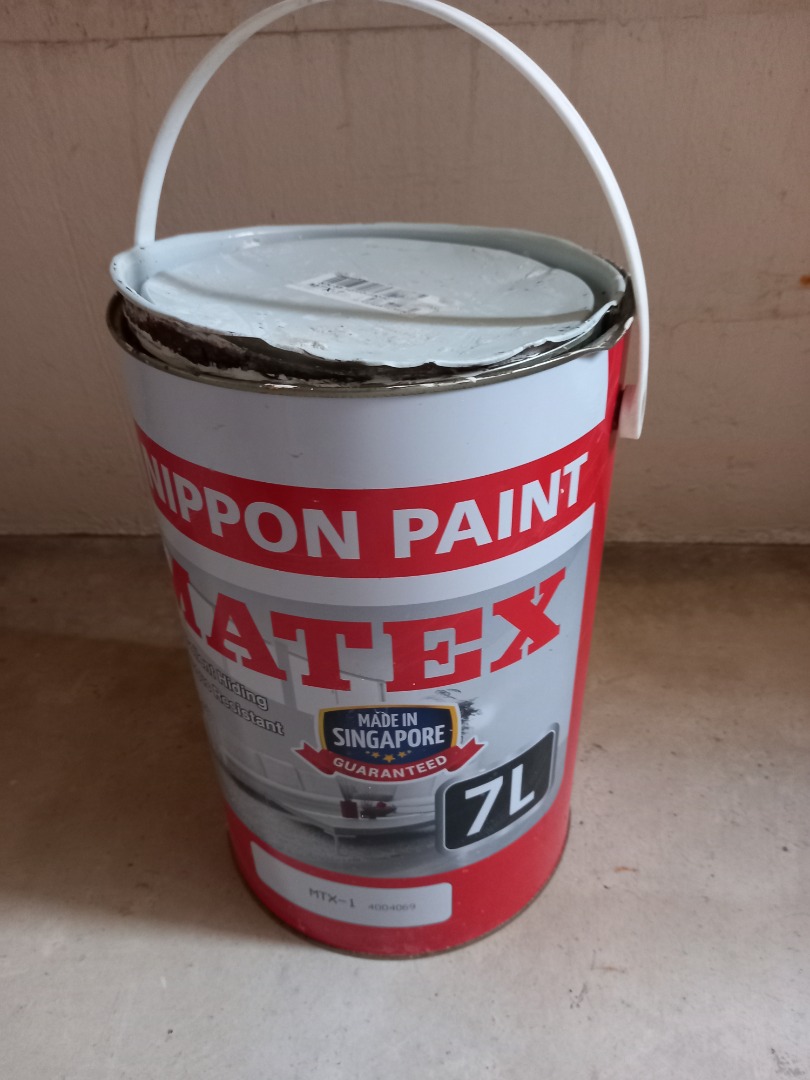 White Nippon Matex Emulsion Paint, Furniture & Home Living, Home ...