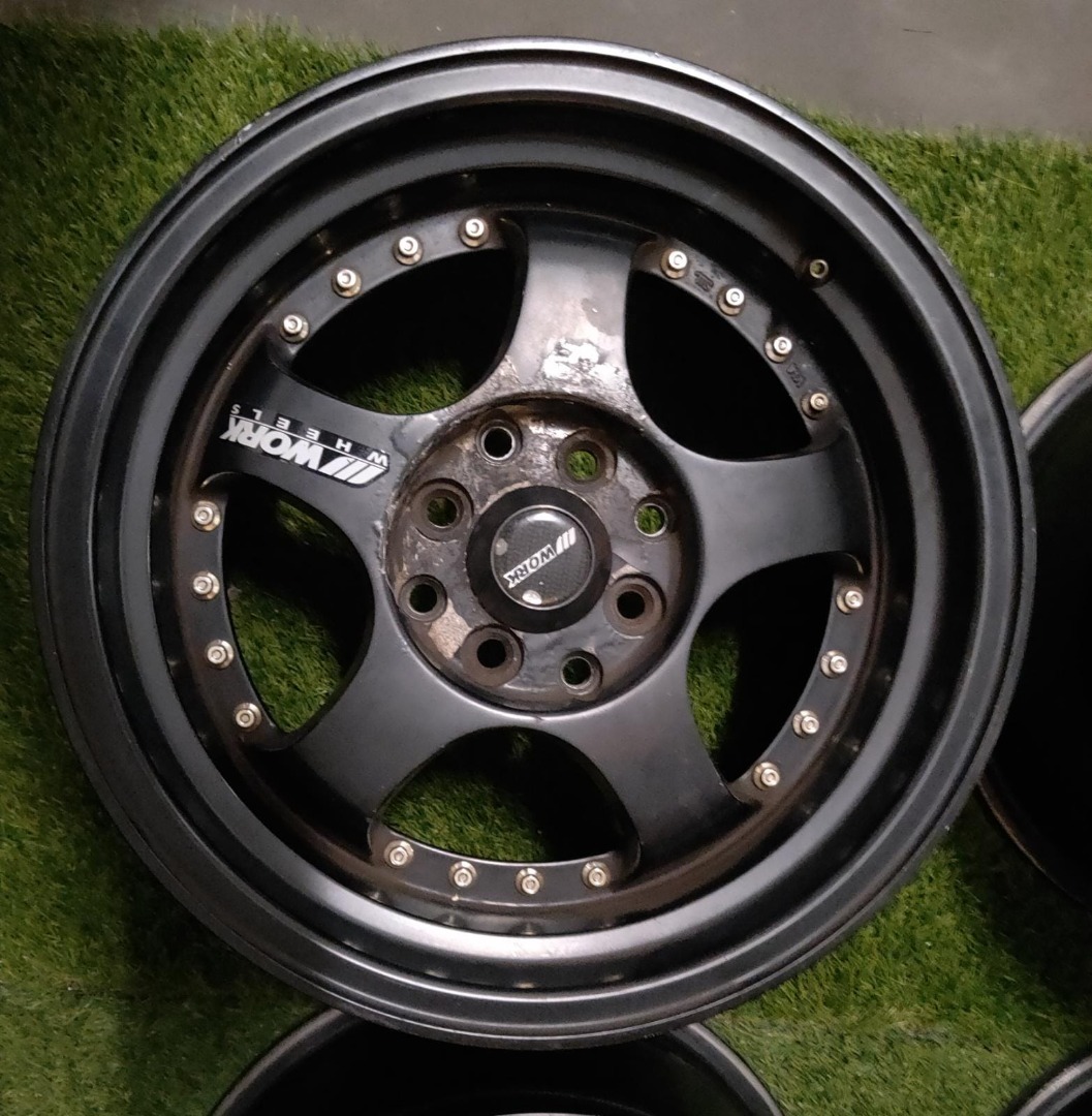 Works Meister Rim, Car Accessories, Tyres & Rims on Carousell