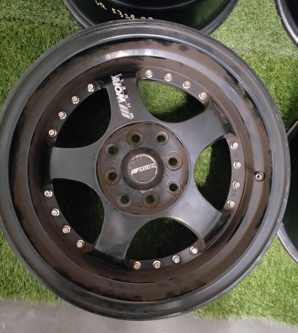 Works Meister Rim, Car Accessories, Tyres & Rims on Carousell
