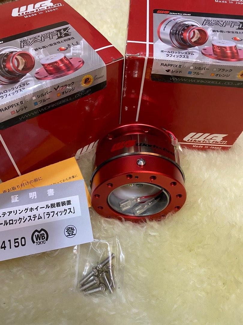 Worksbell Rapfix II Quick Release Red/Black, Car Accessories ...