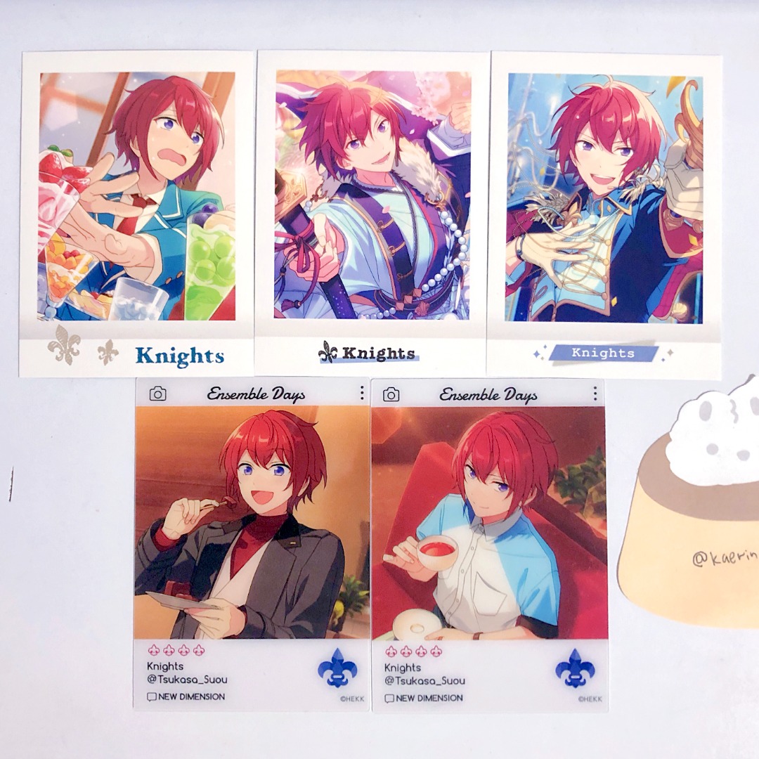 [WTS] Ensemble Stars Suou Tsukasa pasha emoca cards set, Hobbies & Toys ...