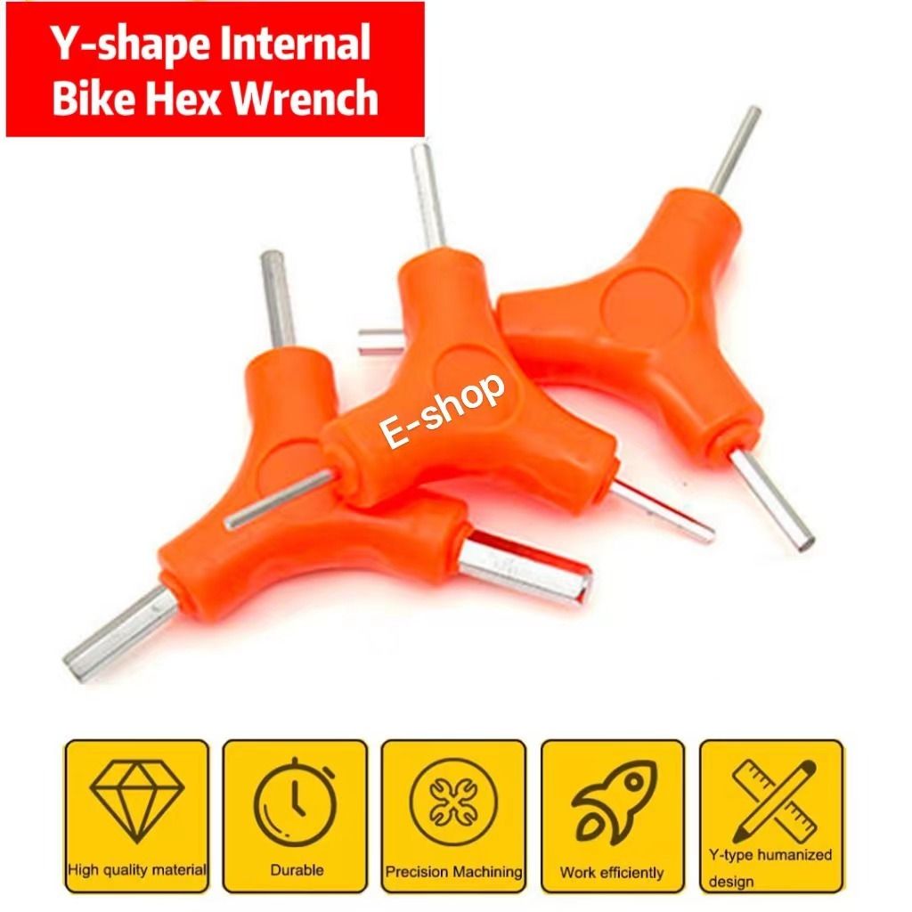 Y Shape internal Hex Socket Triangular Wrench 4-5-6mm Bicycle Cycling ...