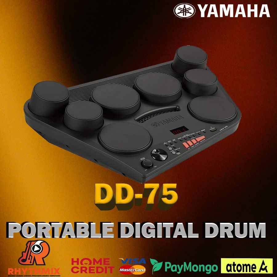 Yamaha DD-75 Portable Digital Drum, Hobbies & Toys, Music & Media ...