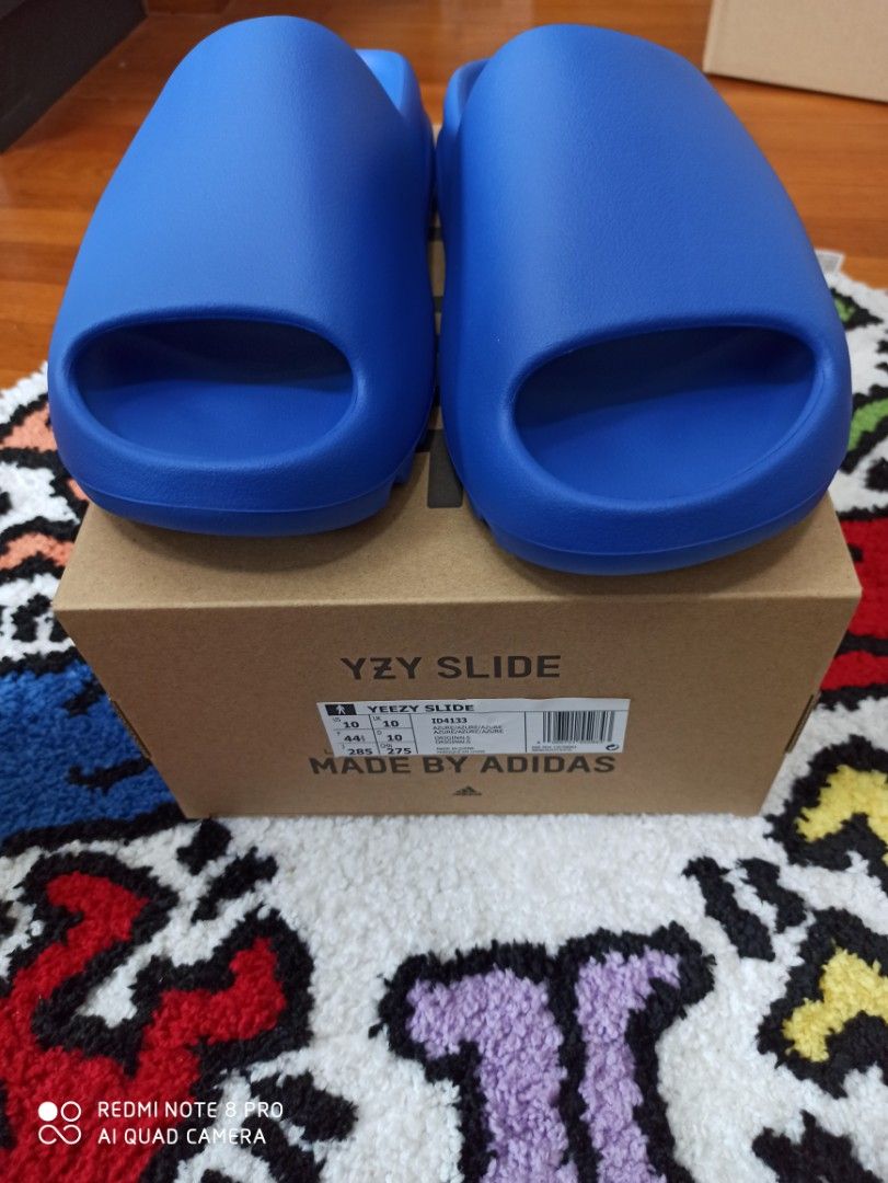 Yeezy Slide Azure, Men's Fashion, Footwear, Flipflops and Slides on ...