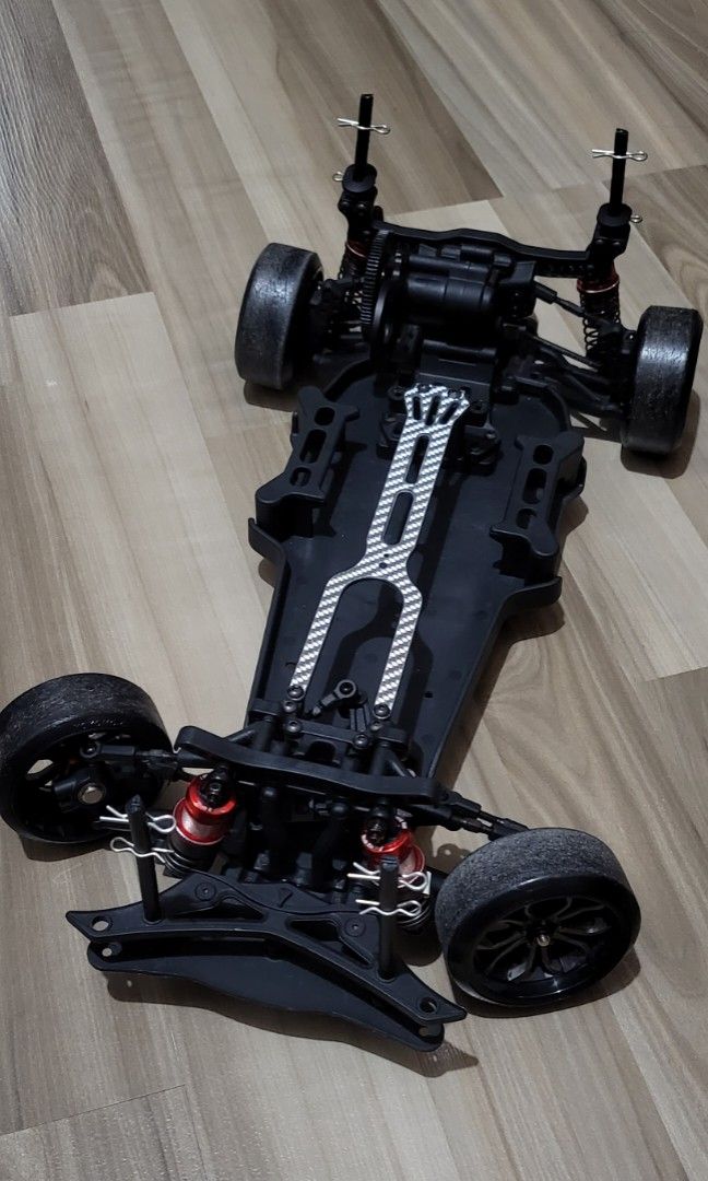 Yokomo Rwd Yd2 Rc Drift Car frame roller with yeah racing Shocks ...