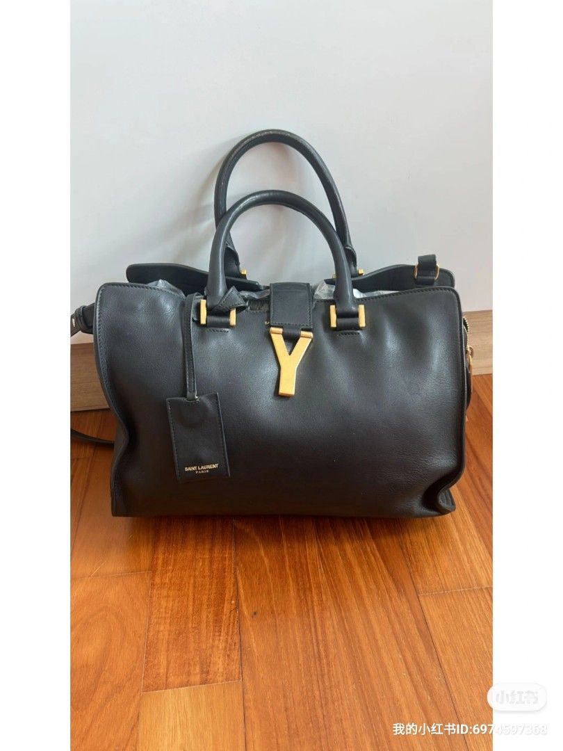 YSL Y bag ( in black), Luxury, Bags & Wallets on Carousell